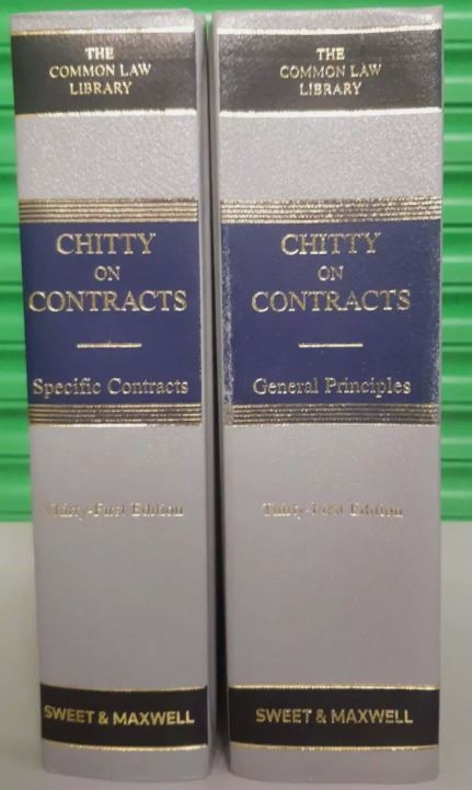 Chitty on Contracts - Vol 1 & 2 (The Common Law Library Full Set ...