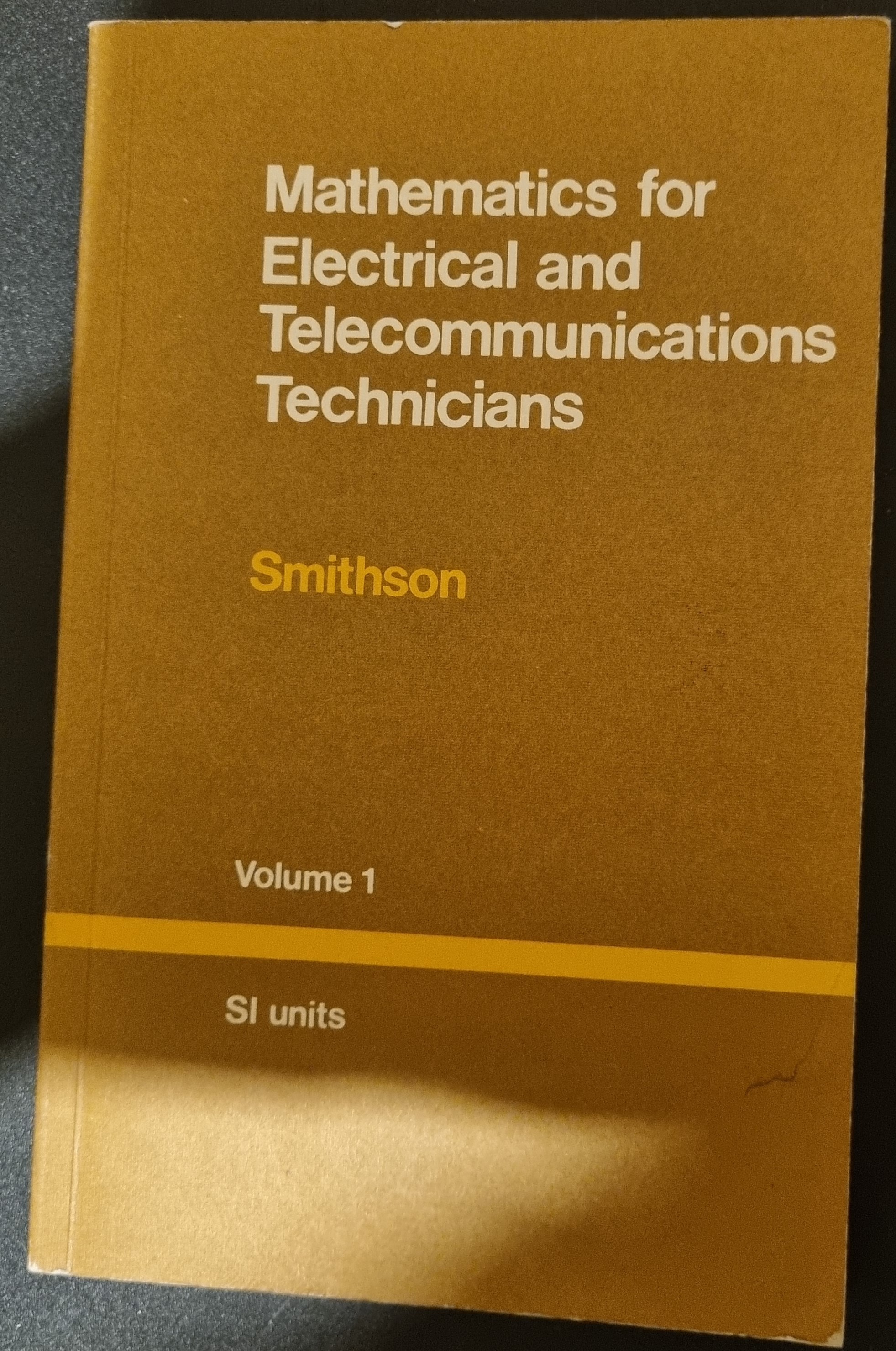 Mathematics For Electrical and Telecommunications Technicians Vol. 1 by ...